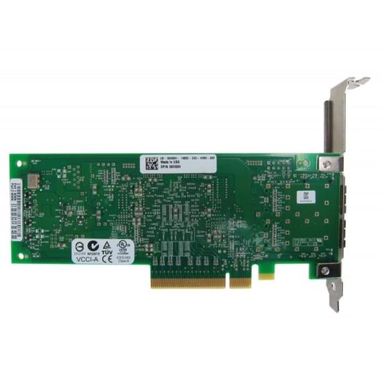 Dell QLogic 8gb Dual Port Fibra Optica Parte: 0kv00h Ref: CLDLLQ8GBDP ...