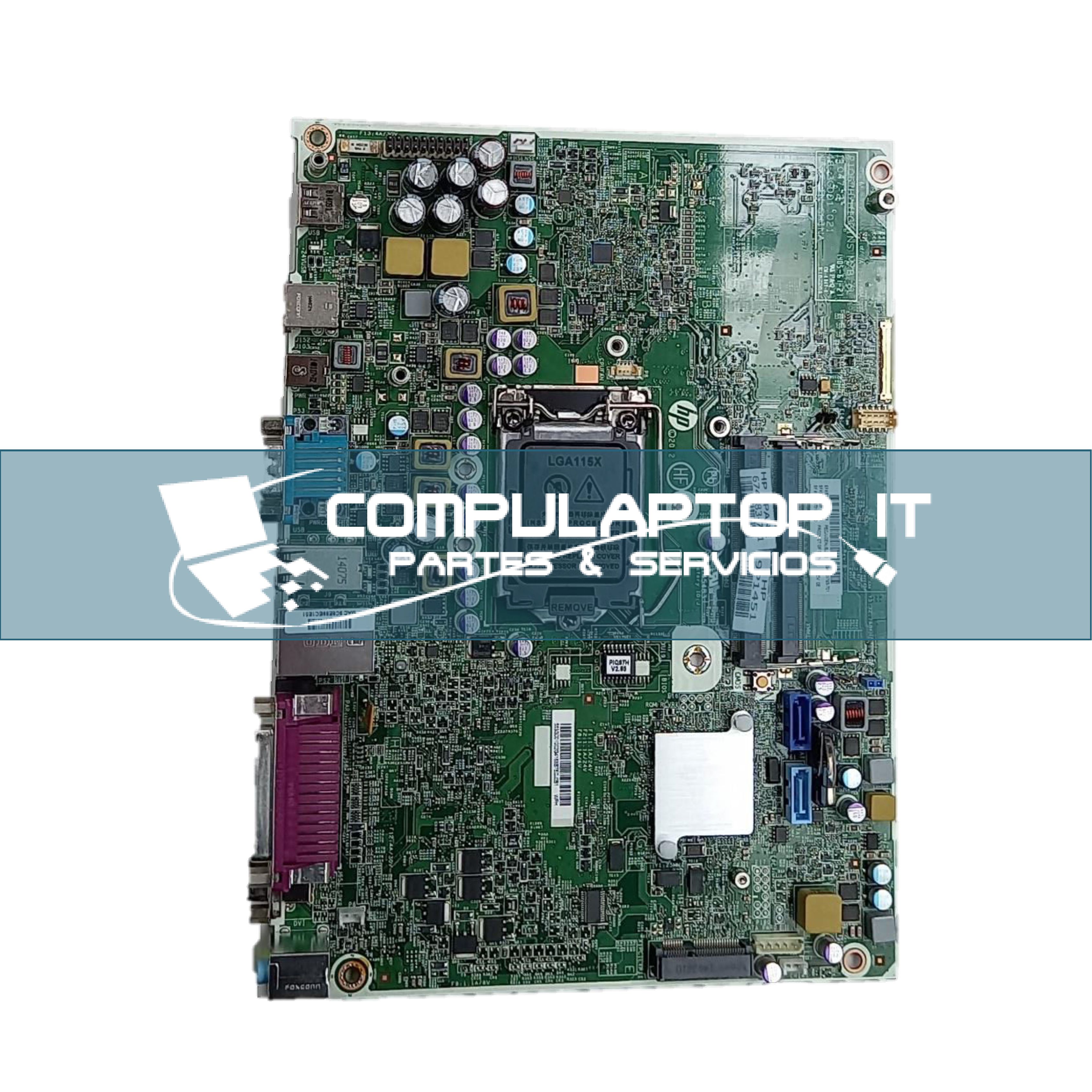 Motherboard HP Promo RP 7800 Parte: 674783-001 / 674783-601 ...